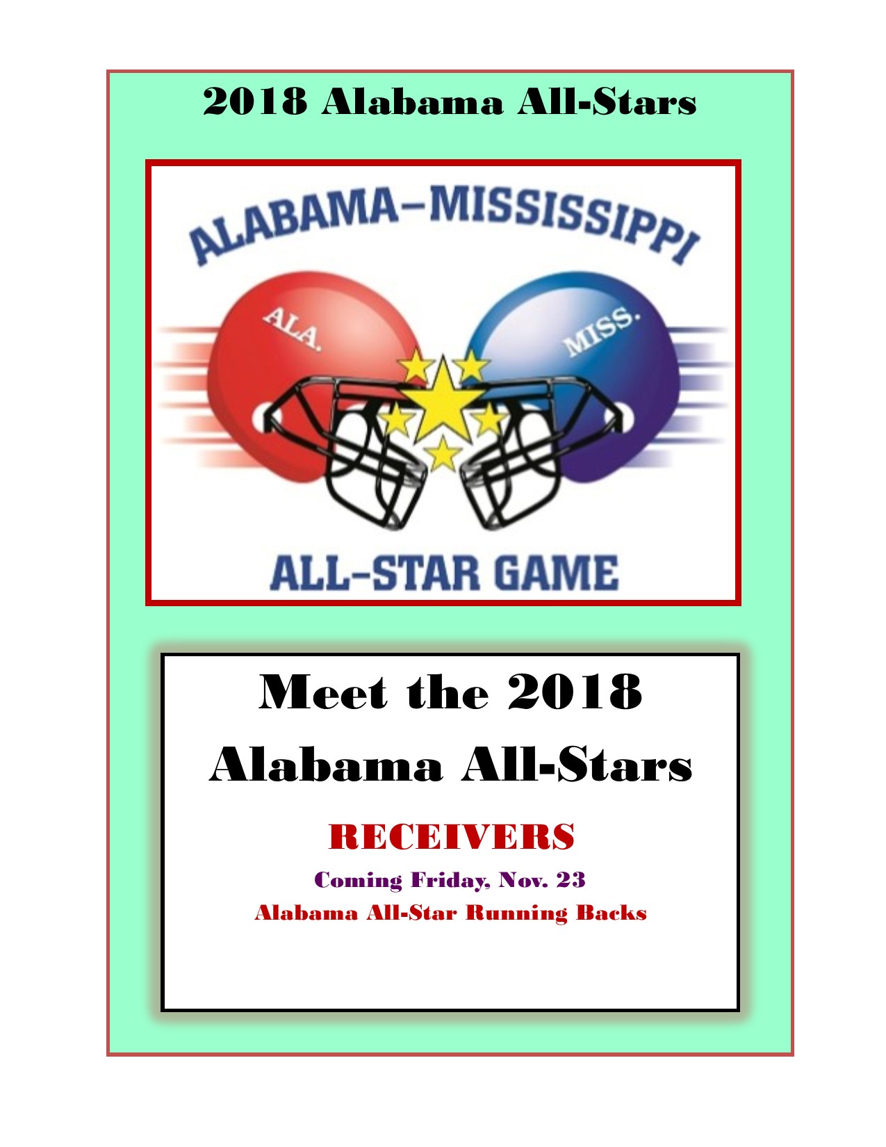 2018 Alabama FB All Stars installment 2 (WO TE) – AHSAA NOW